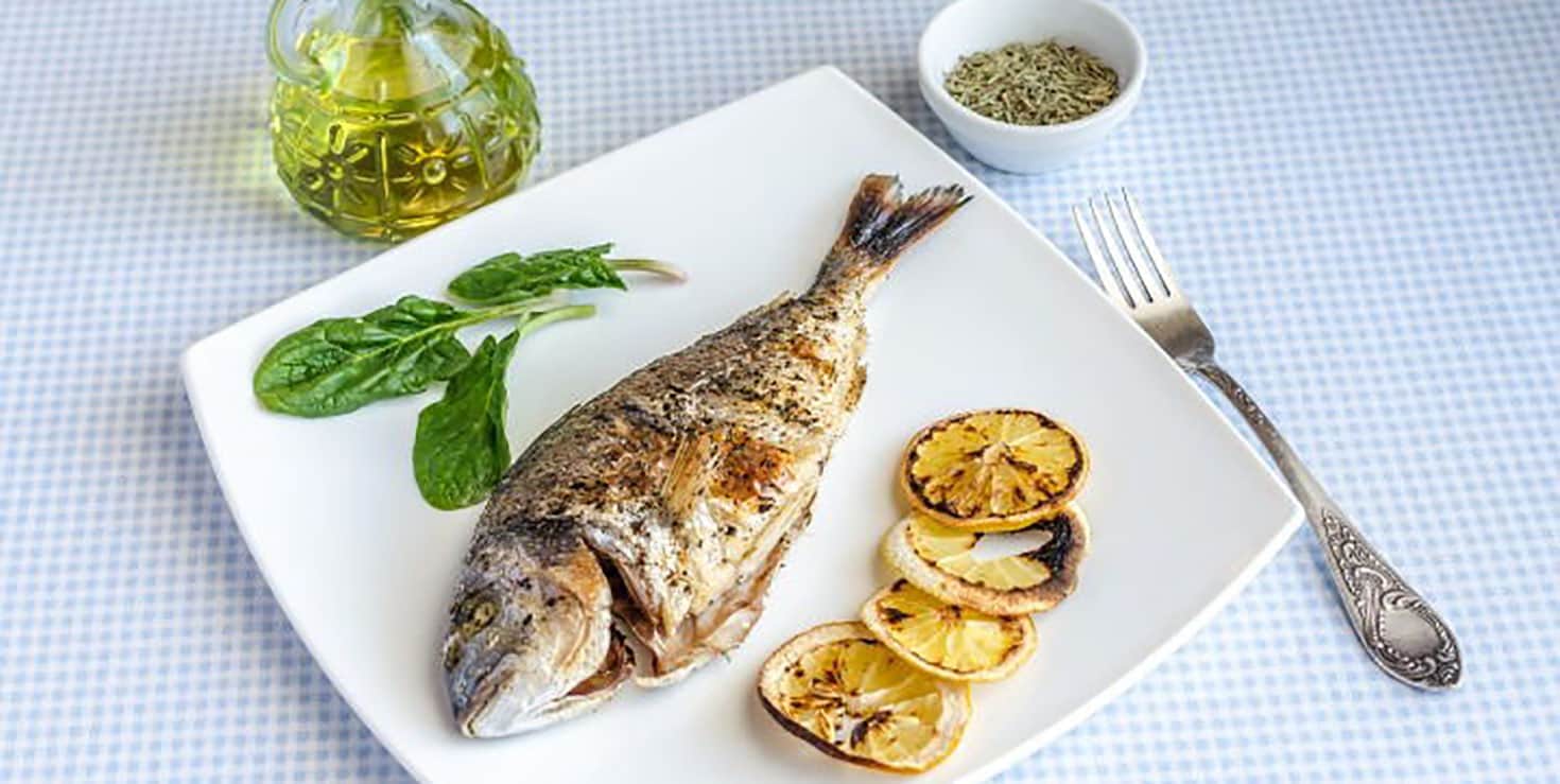 Whole BBQ Snapper with Mediterranean Mar